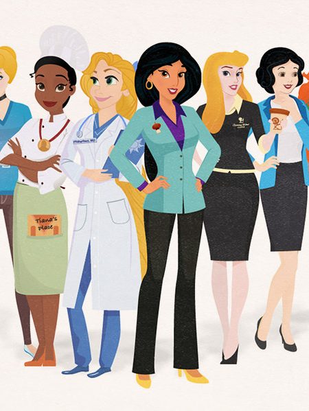 Un illustrateur transforme les princesses Disney en working-girls ...