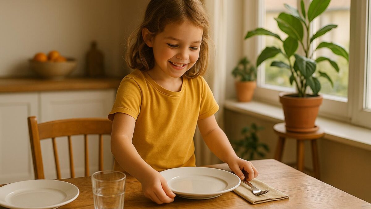 Ménage : comment impliquer un enfant