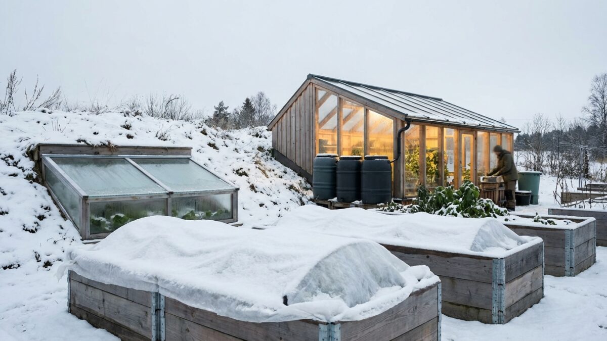 Jardiner en plein hiver : ces techniques scandinaves pour récolter sous ...