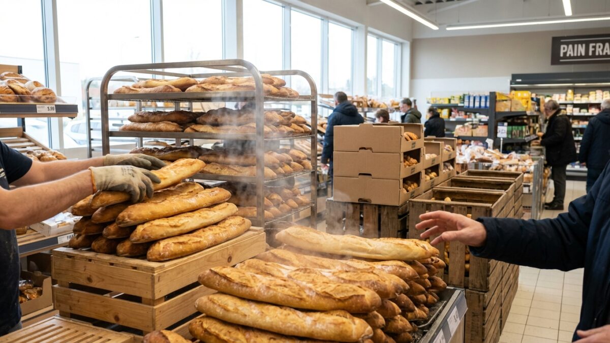 Boulangerie Lidl : l'heure à laquelle passer pour du pain chaud